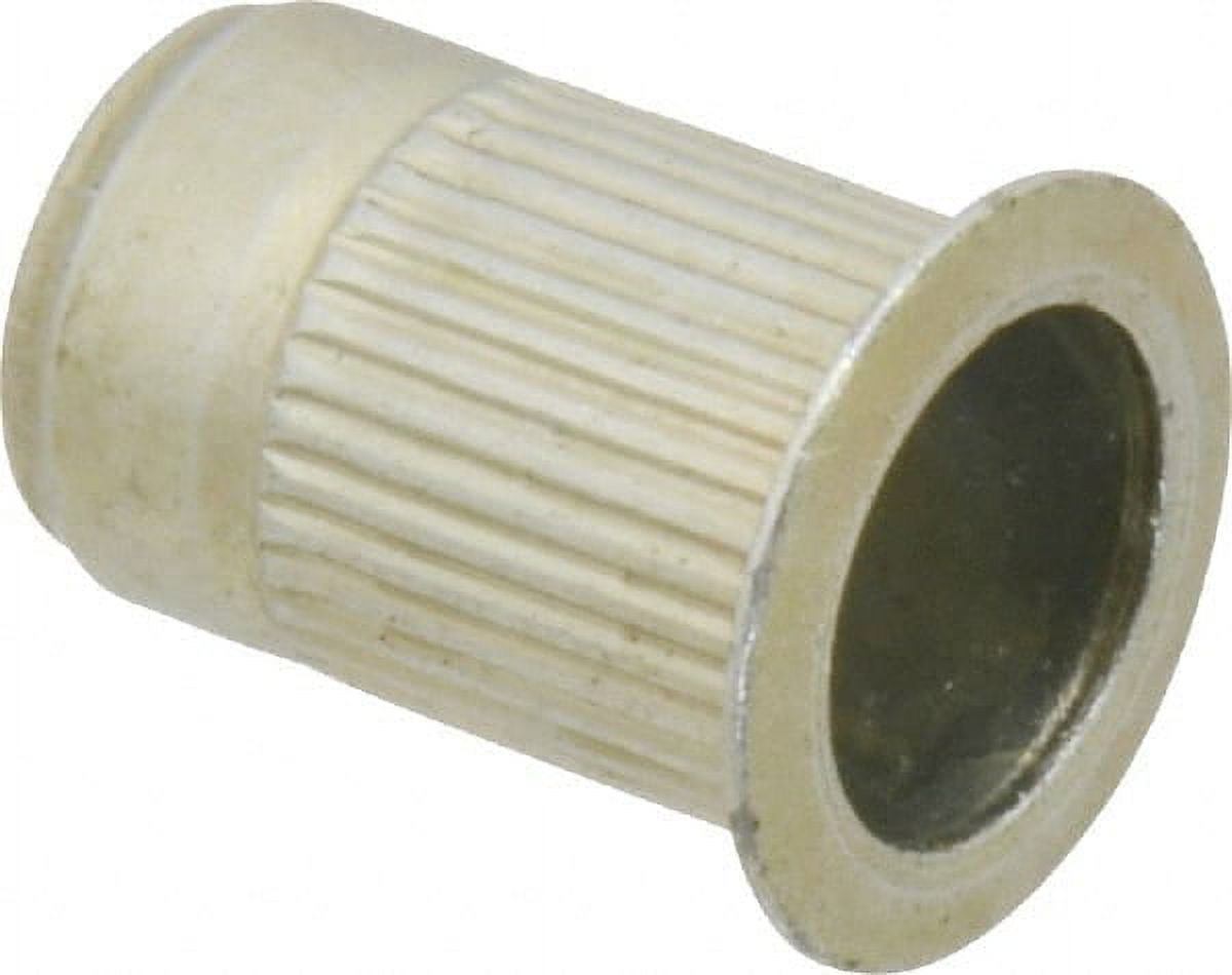 25 Pack Knurled Body Open End 5/16-18 Threaded Inserts, Steel with Zinc ...
