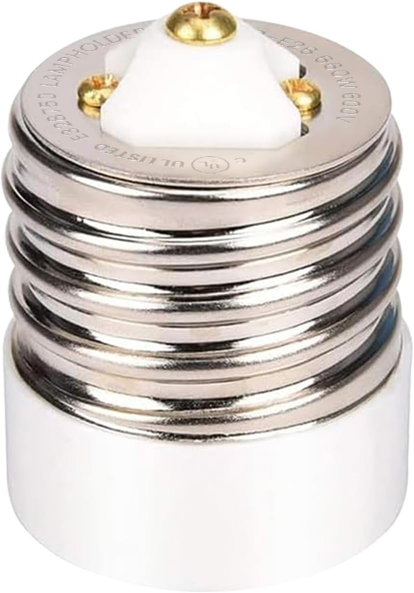 25 Pack - Light Bulb Adapter E39 to E26 Socket Converter | Ceramic ...