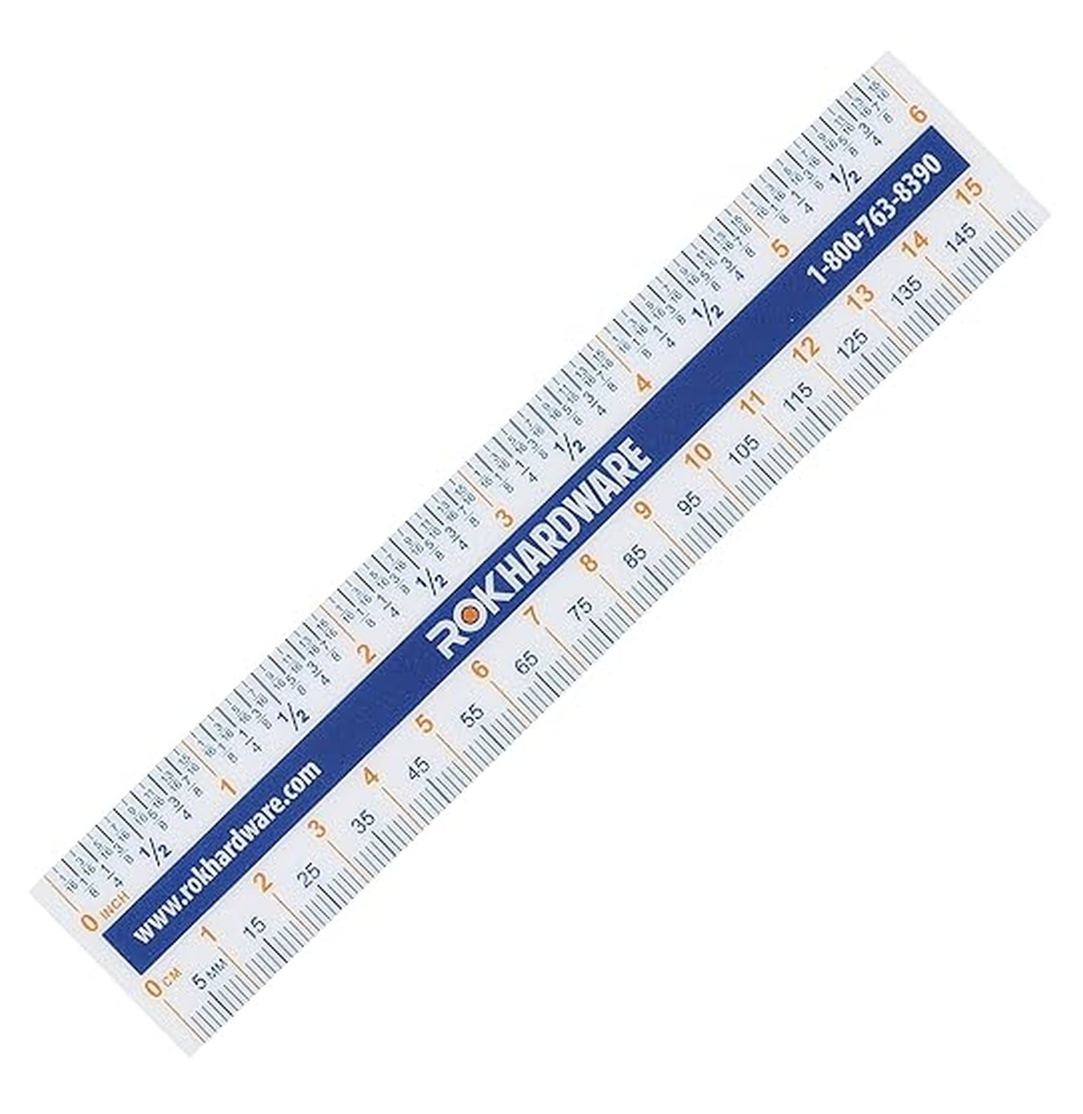 25 Pack Measuring Plastic Flexi 6" Easy Read 15 cm English Metric 150 ...