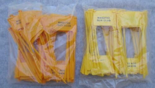 25 Pack Open Chamber Indicator Safety Flags (Safety Yellow) - Walmart.com