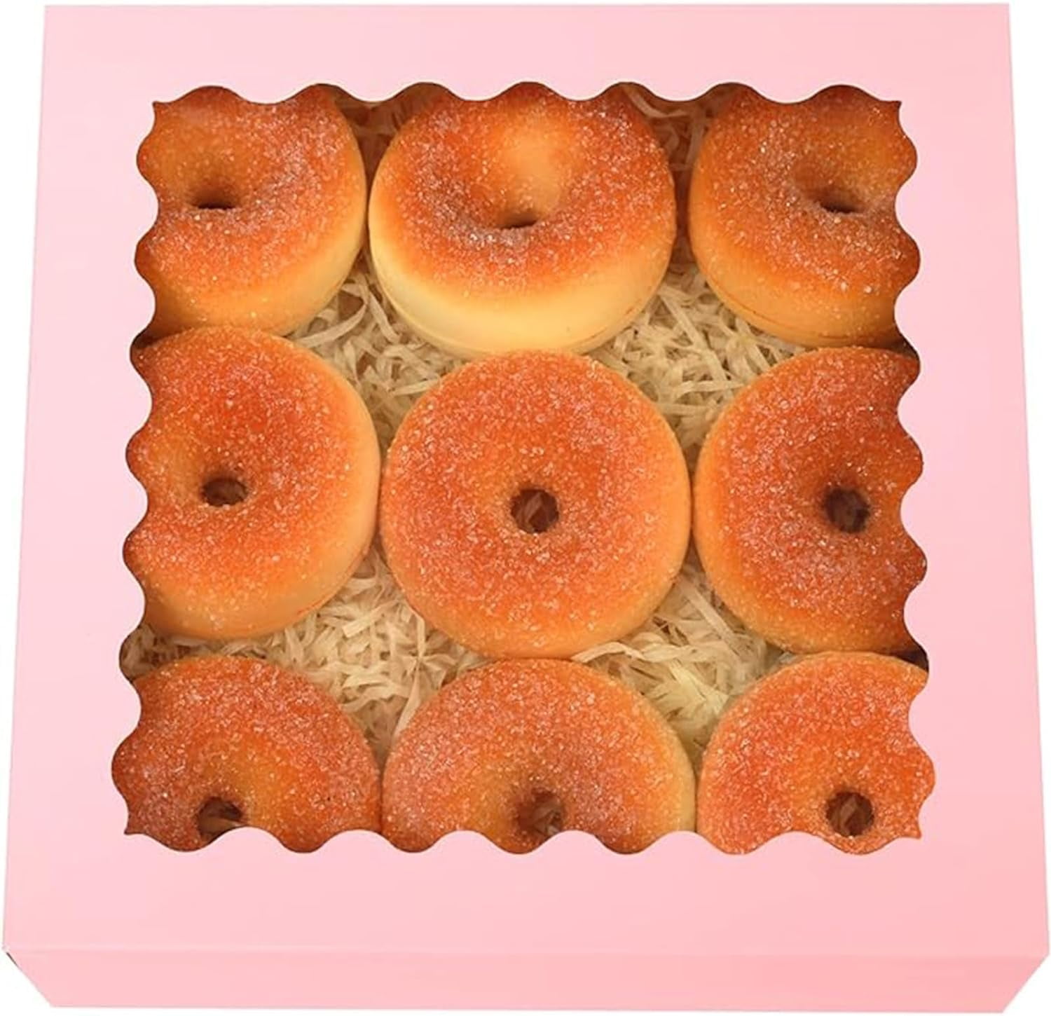 25-Pack Pink Bakery Boxes with Windows: Ideal for Weddings, Birthdays ...