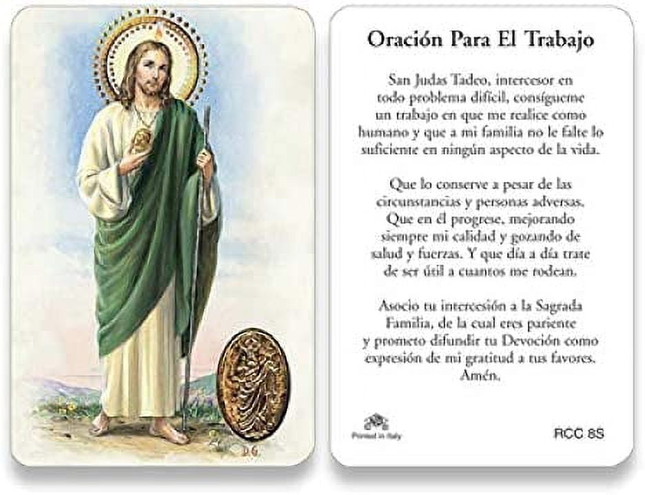 25 Pack - RCC ST JUDE PRAYER CARD SPANISH - Walmart.com
