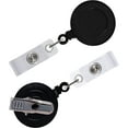 25 Pack Retractable ID Badge Holder Reels with Swivel Alligator Clip ...