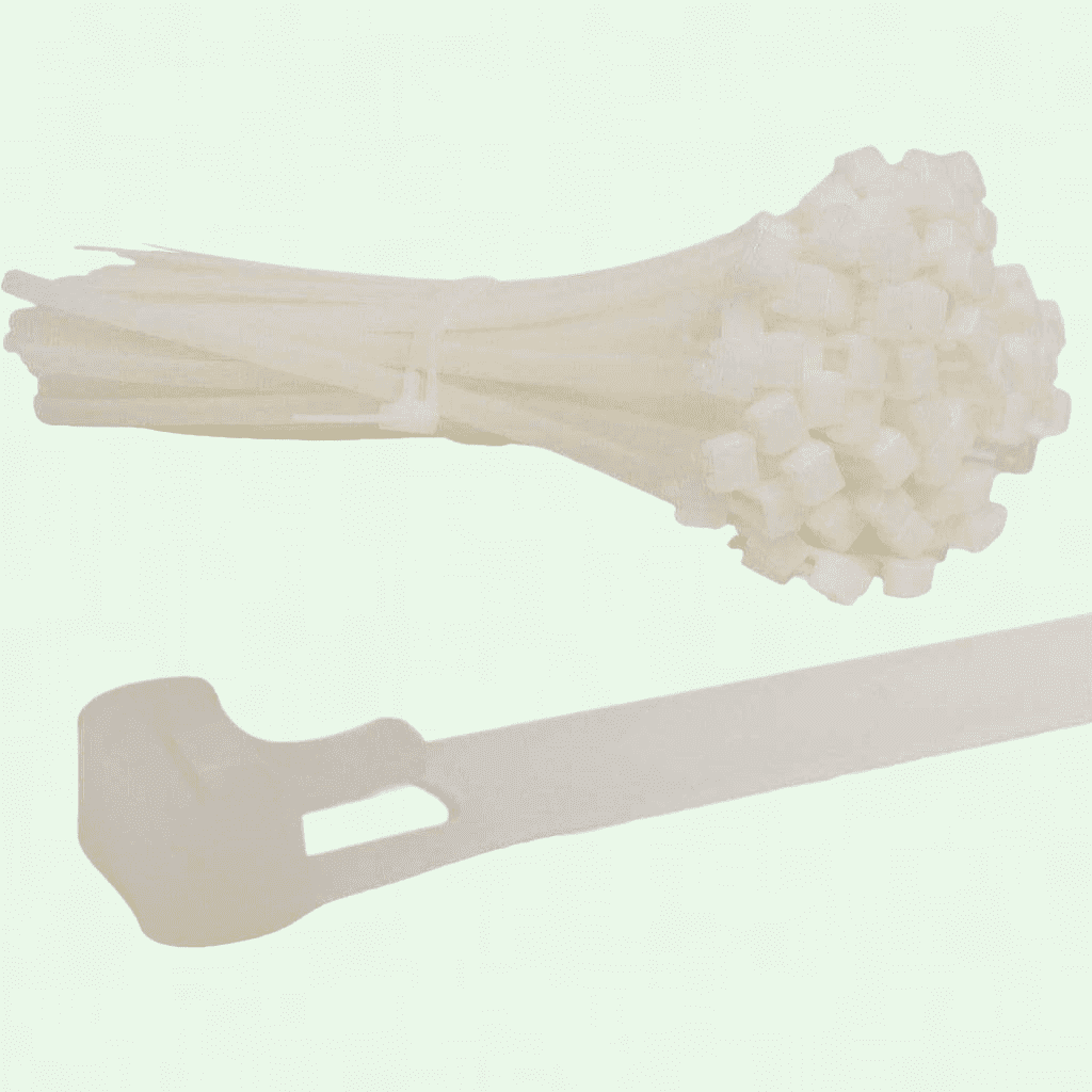 25 Pack Reusable - Releasable Cable Ties, 370mm x 7.6mm, Heavy Duty ...
