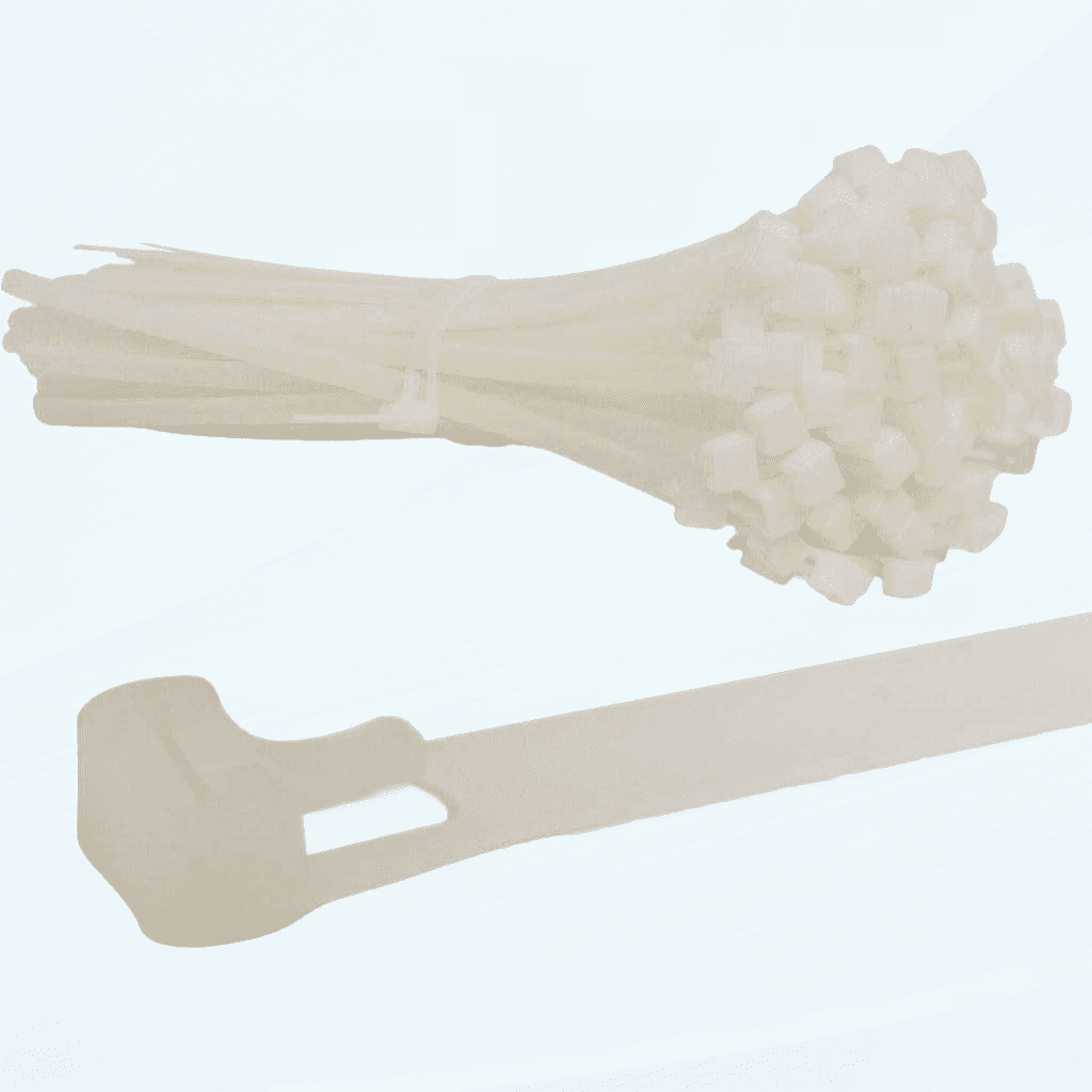 25 Pack Reusable - Releasable Cable Ties Black Neutral Heavy Duty Long ...