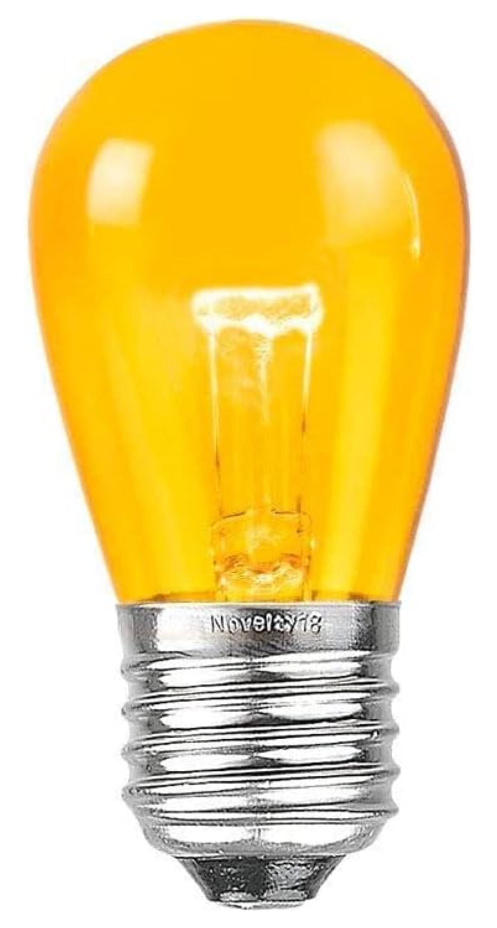 25 Pack S14 Outdoor Patio Edison Replacement Bulbs, E27 Medium Base ...