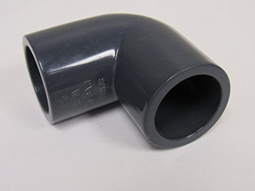 (25 Pack) Sch 80 PVC 3/4 Inch 90 Degree Elbow, Socket, NSF Compliant ...