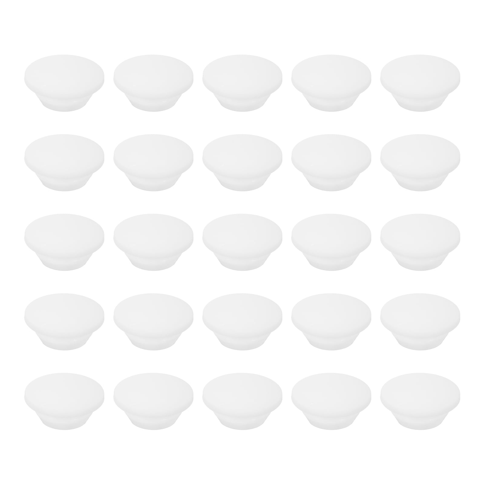 25 Pack Snug Plugs, Rubber Hole Plugs Round Soft Flexible Stopper Fit ...