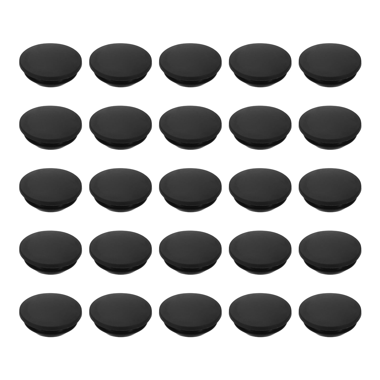 25 Pack Snug Plugs, Rubber Hole Plugs Round Soft Flexible Stopper Fit ...