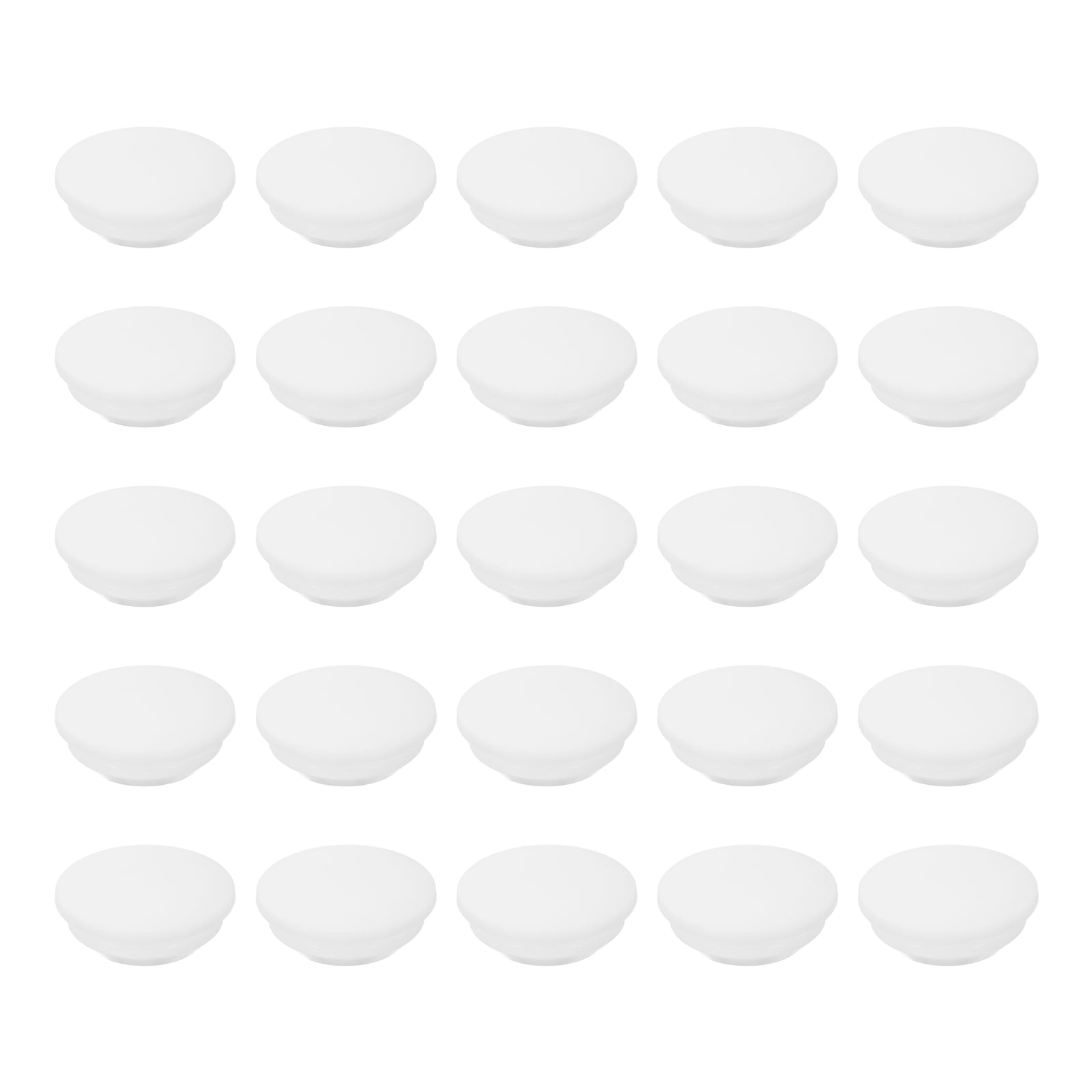 25 Pack Snug Plugs, Rubber Hole Plugs Round Soft Flexible Stopper Fit ...