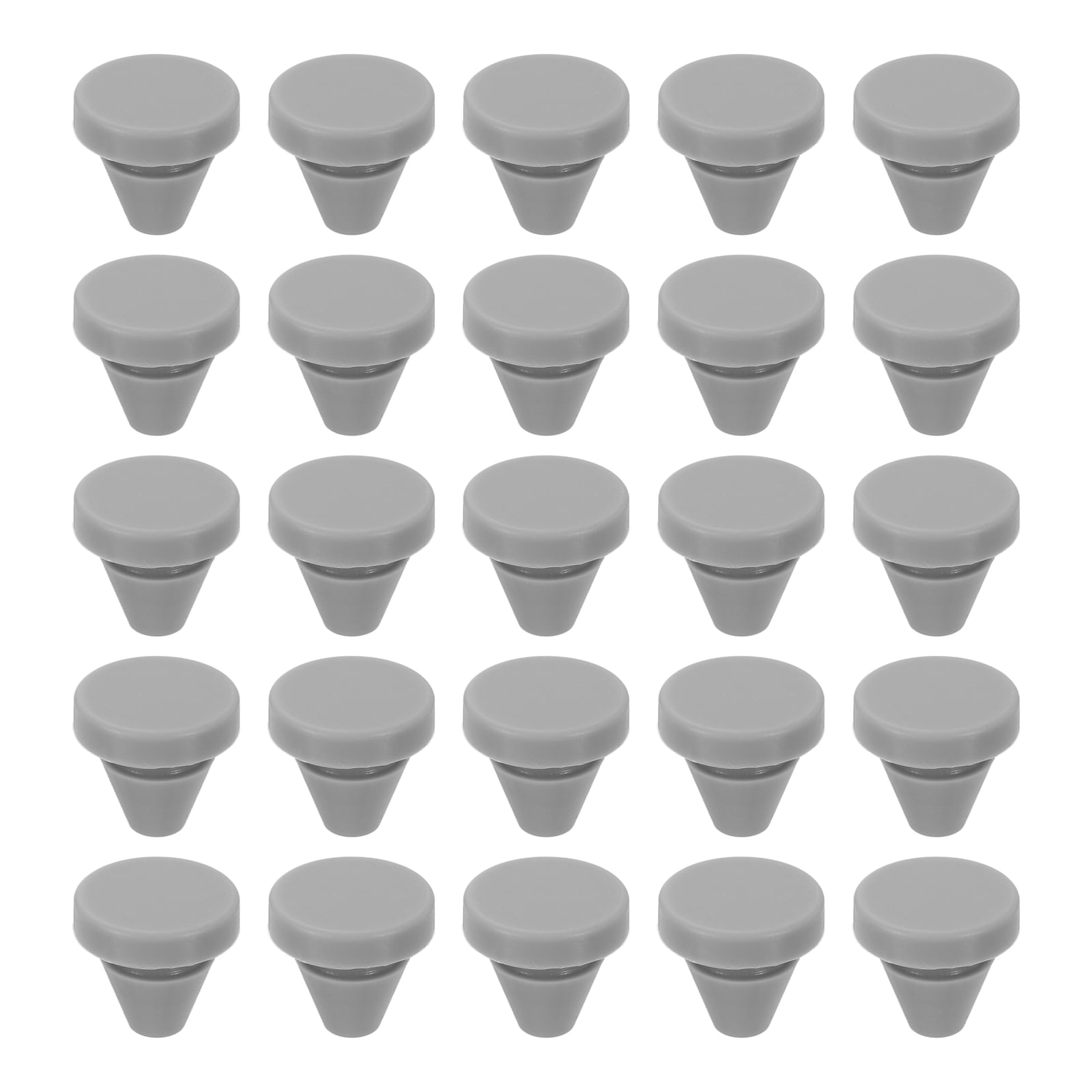 25 Pack Snug Plugs, Rubber Hole Plugs Round Soft Flexible Stopper Fit ...