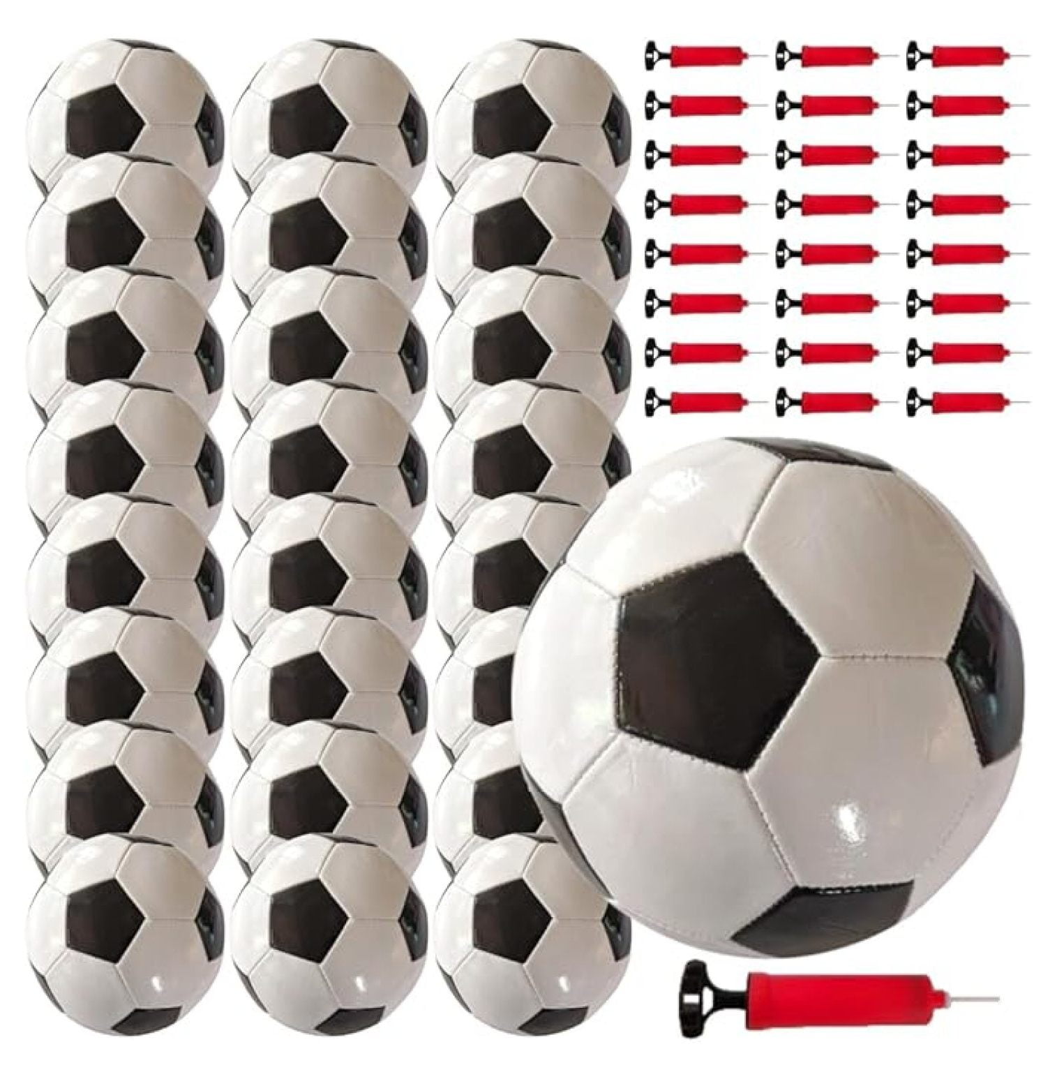 25 Pack Soccer Balls with Pump Sets for Operation Christmas Child ...
