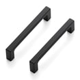 25 Pack Solid 4 Inch Hole Center Square Cabinet Pulls Drawer Hardware ...