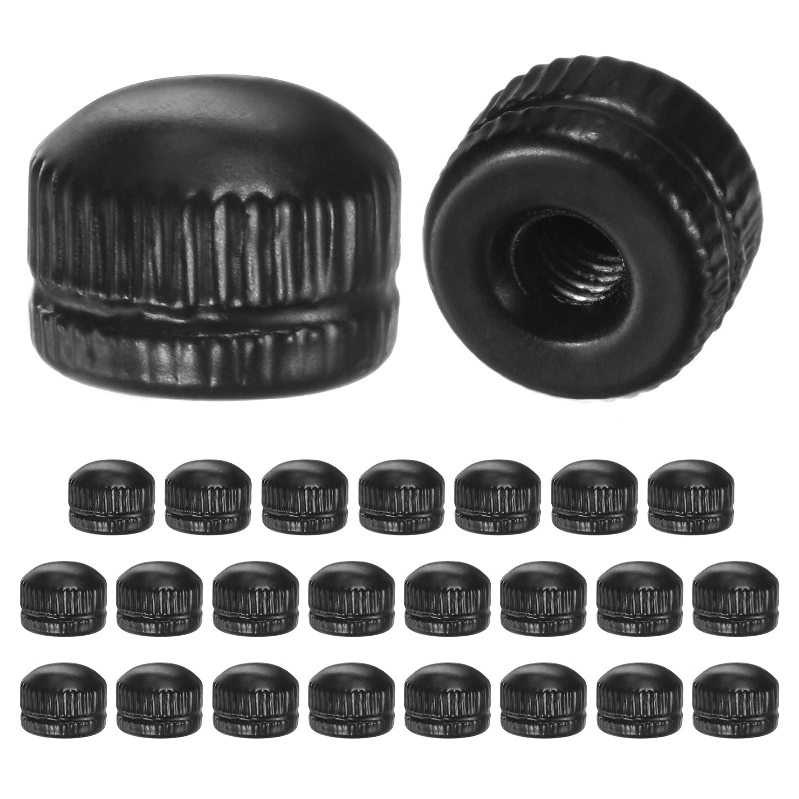 25-Pack Threaded Cap Nuts, M4x11mm Screw Caps for Light Fixture, Female ...