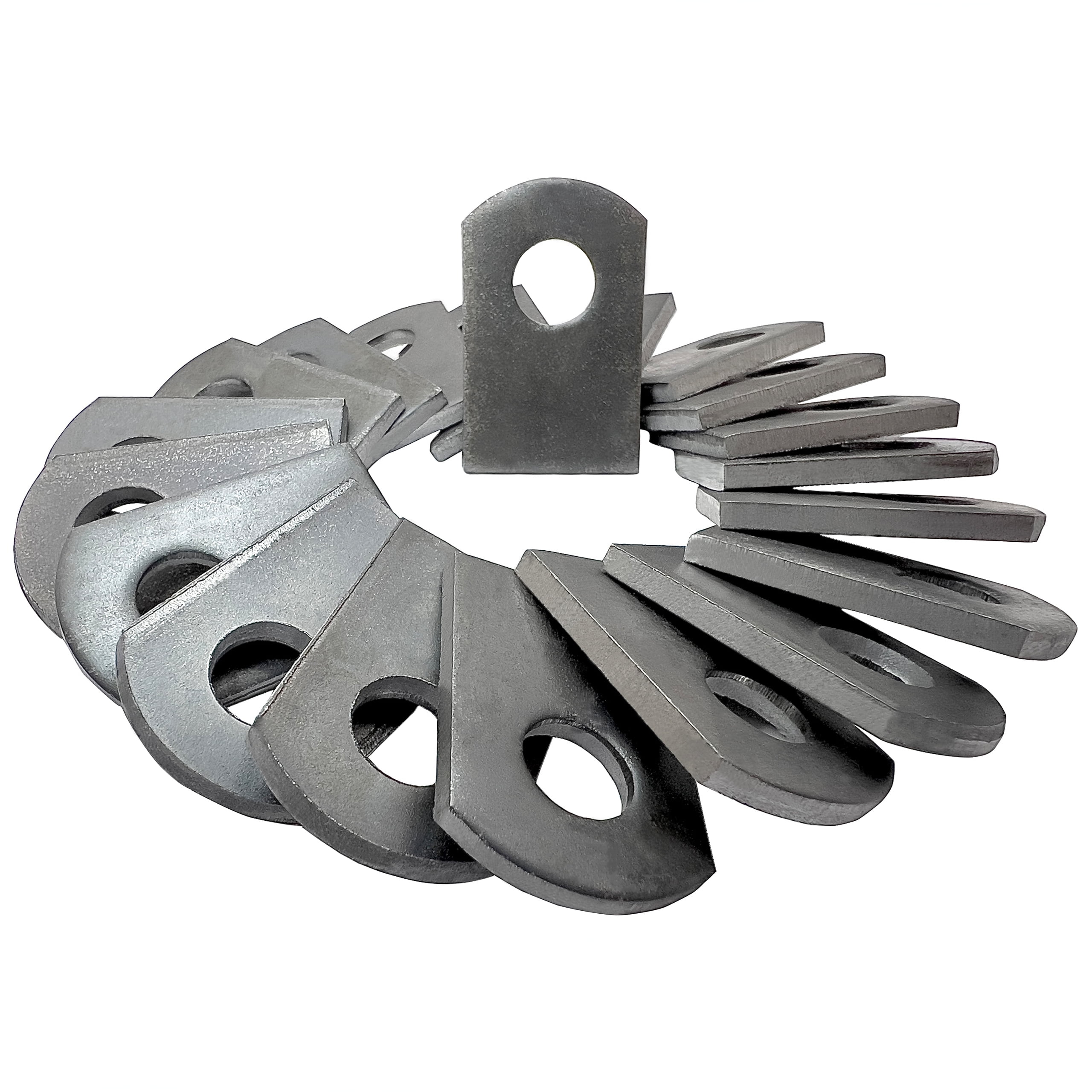 25 Pack - Welding Tabs Metal Weld On Steel Tab 1" x 1-1/2" x 1/8 ...