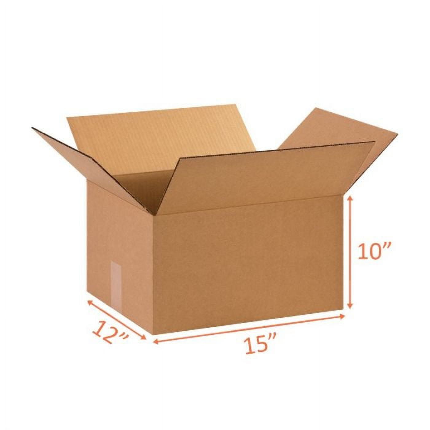 25 Pack of 15x12x10 Shipping and Packing Box - Cardboard - Quantity per ...