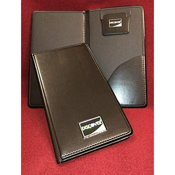 25 Pack of DISCOVER CARD Guest Check Presenters, Restaurant, WAITSTAFF ...
