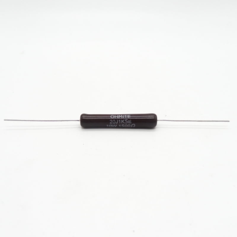 25 Pack of Ohmite 20J1K5E 10W 1.5 Kiloohms 5% Tolerance Wirewound Resistors - Walmart.com