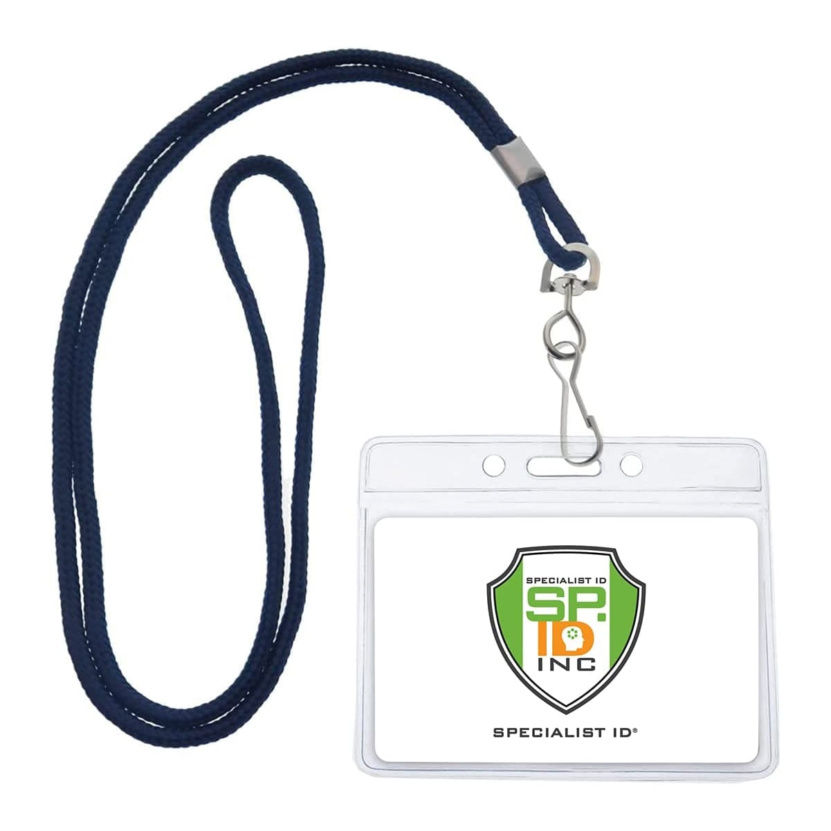 25 Pack of Premium Name Tag Badge Holders with Lanyards (Horizontal) by ...