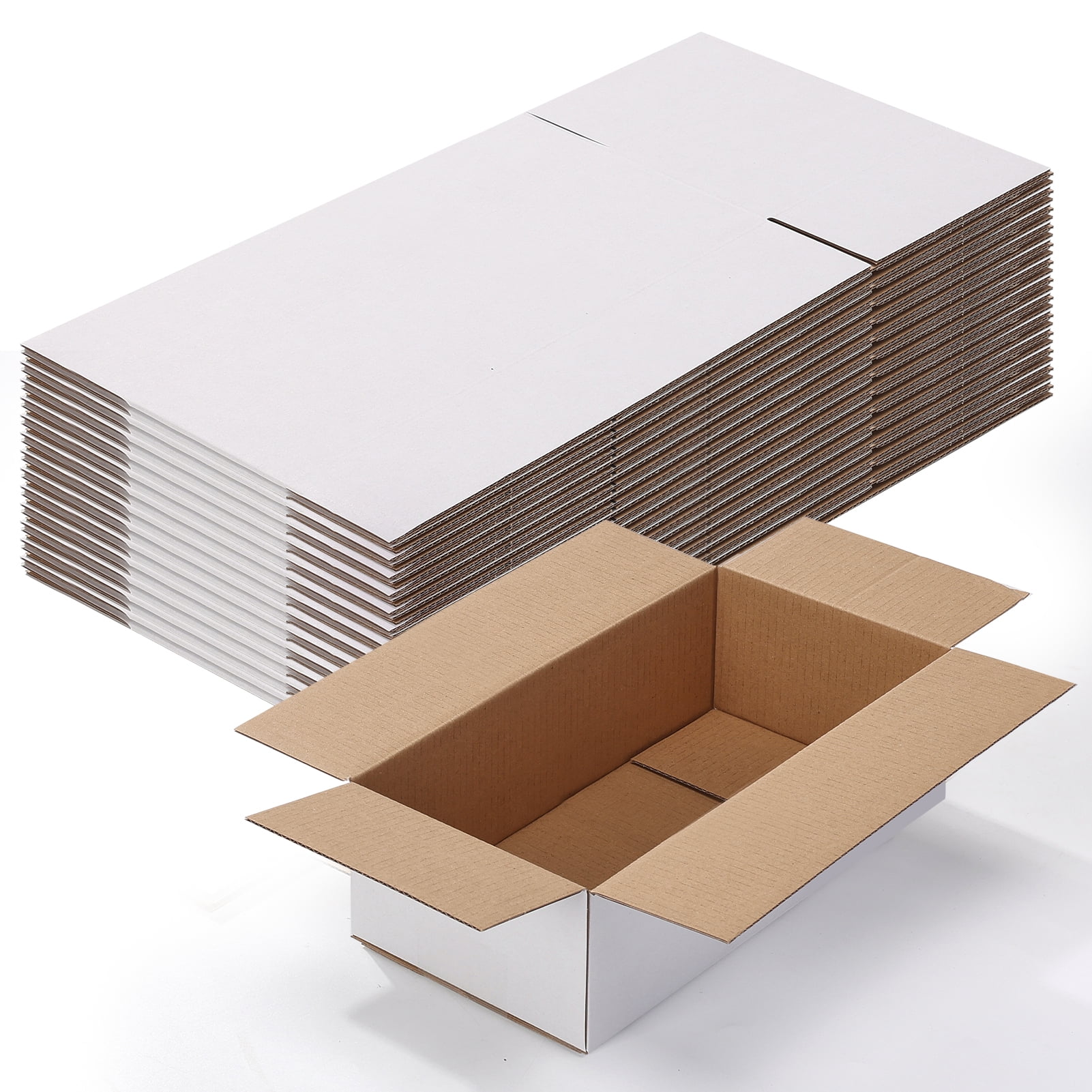 25 Packs 10x6x4 Shipping Boxes, Gift Cardboard Boxes for Shipping Small ...