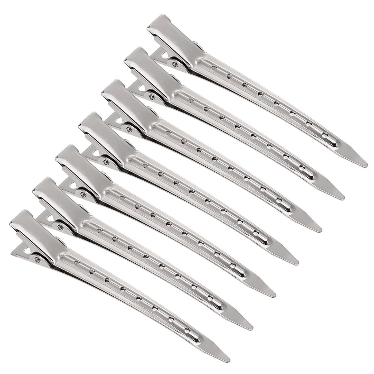 25 Packs Duck Bill Hair Clips 3.5 Inches Metal Alligator Curl Clips ...