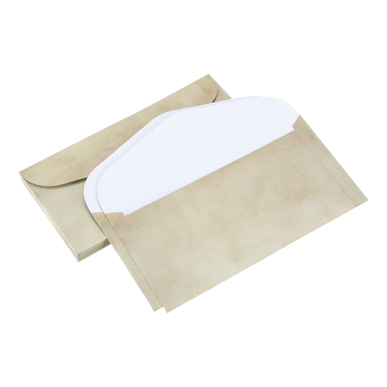 25 Packs Envelopes Vintage Stationery Aged Paper Deep Khaki Stationery ...