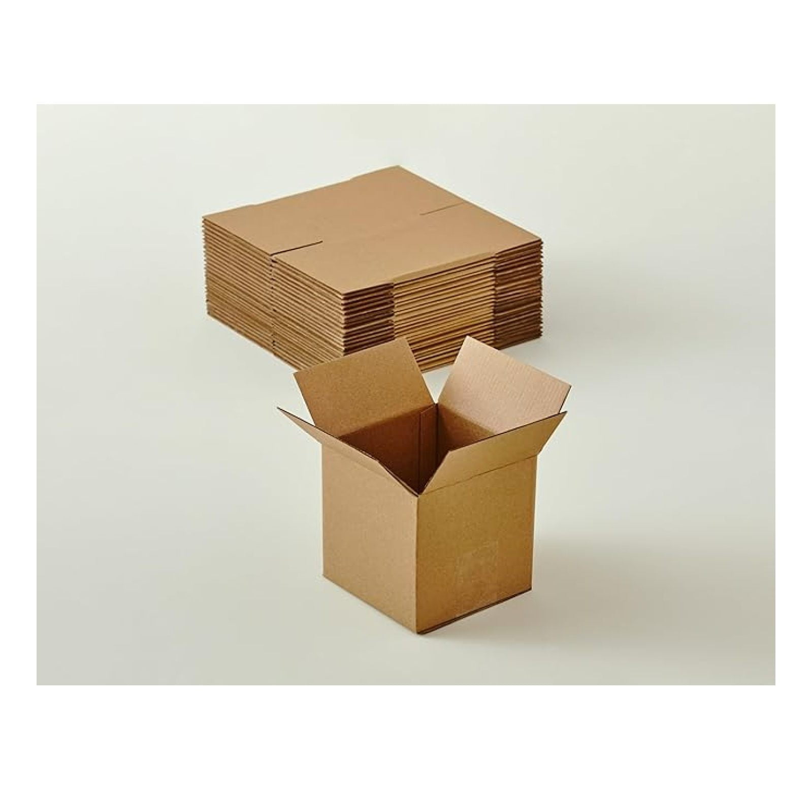 25 Packs Small Shipping Boxes 5X5X5 Inches, Corrugated Cardboard Boxes ...