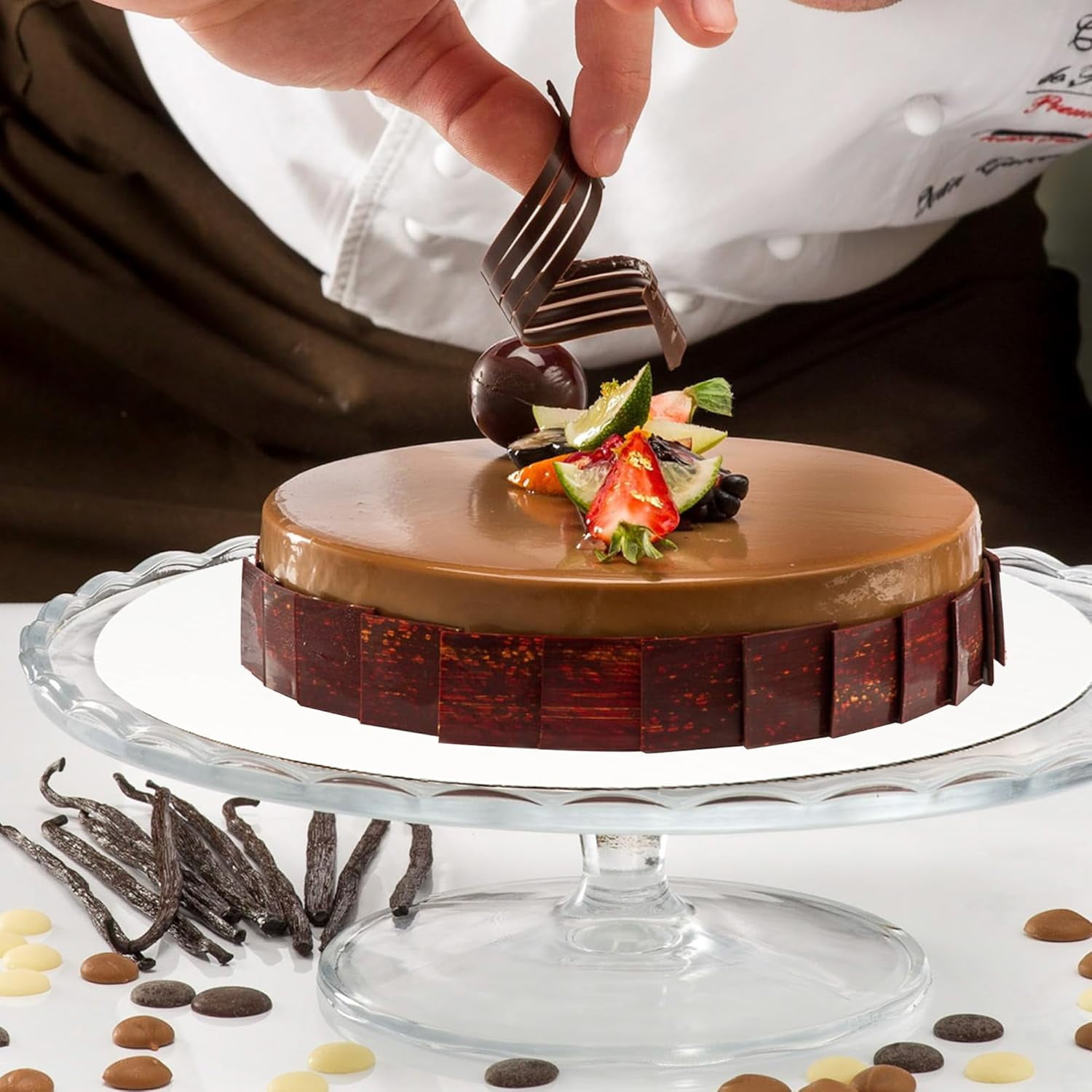 25 Packs White Cake Boards,Cake Boards 10 inch Round,Food-graded ...