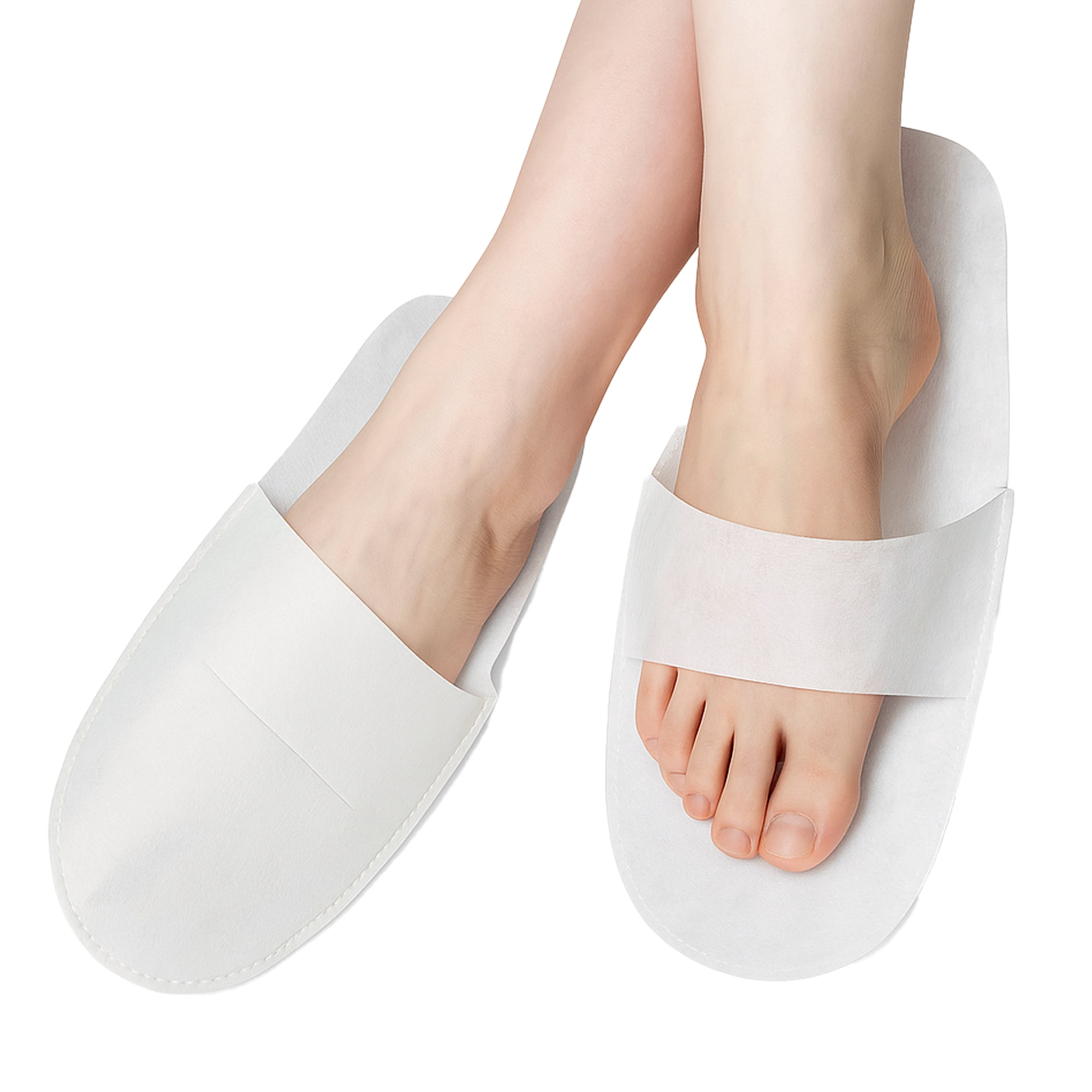 25 Pair Disposable Pedicure Treatment Guard Slippers - like Shape Foot ...