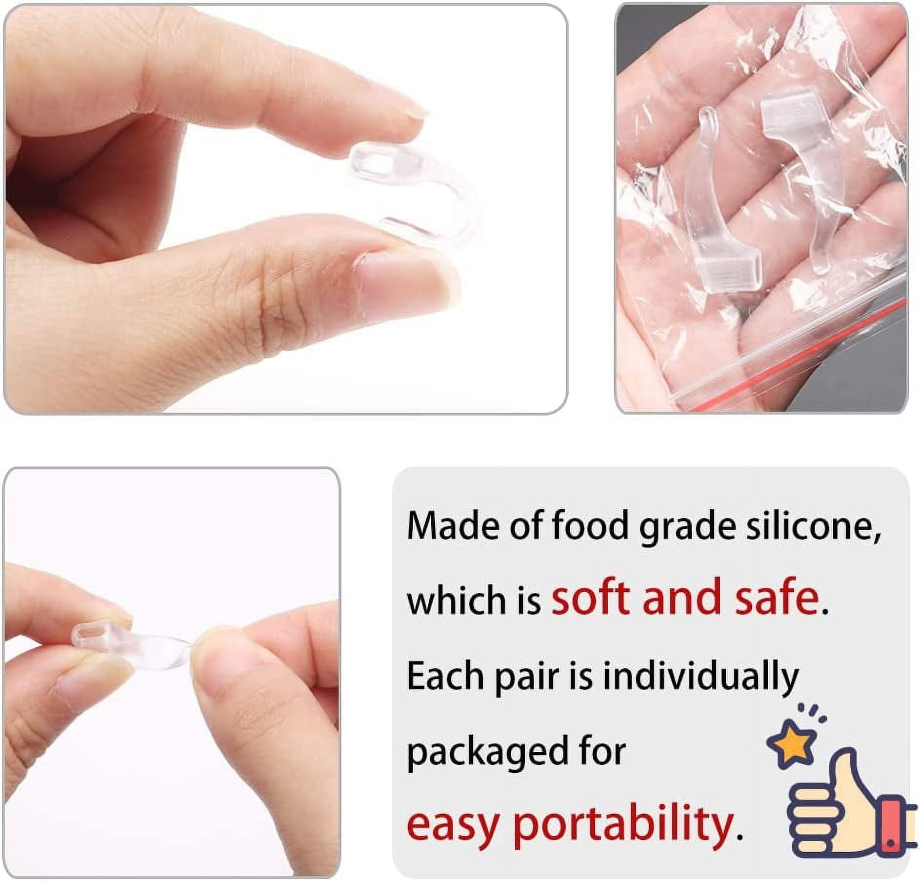 25 Pairs Eyeglasses Ear Grip Ear Hooks, Anti-Slip Holder Eyeglasses ...