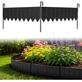25 Panels Modular Metal Garden Edging 3.2in (H) x 33 ft (L)–Landscape ...