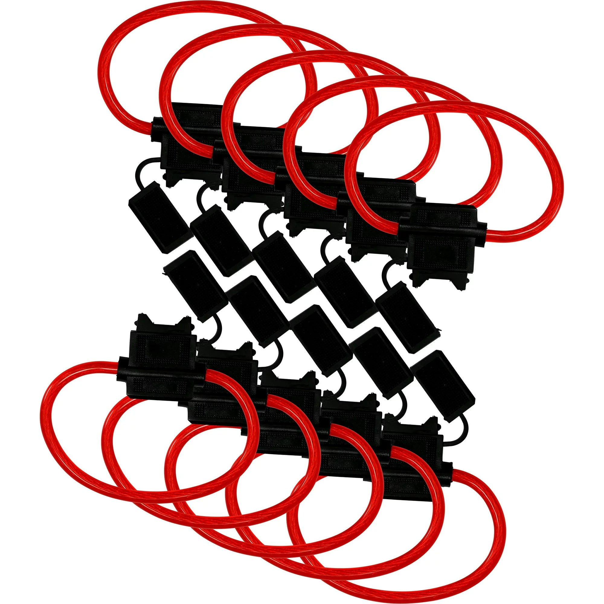 25 Patron 8 Gauge 60 AMP In-Line Maxi Blade Fuse Holder with Dust Cap ...