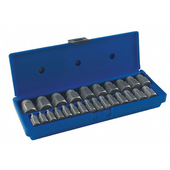 25 Pc. Hex Head Multi-Spline Screw Extractor Set AHN-53227 - Walmart.com