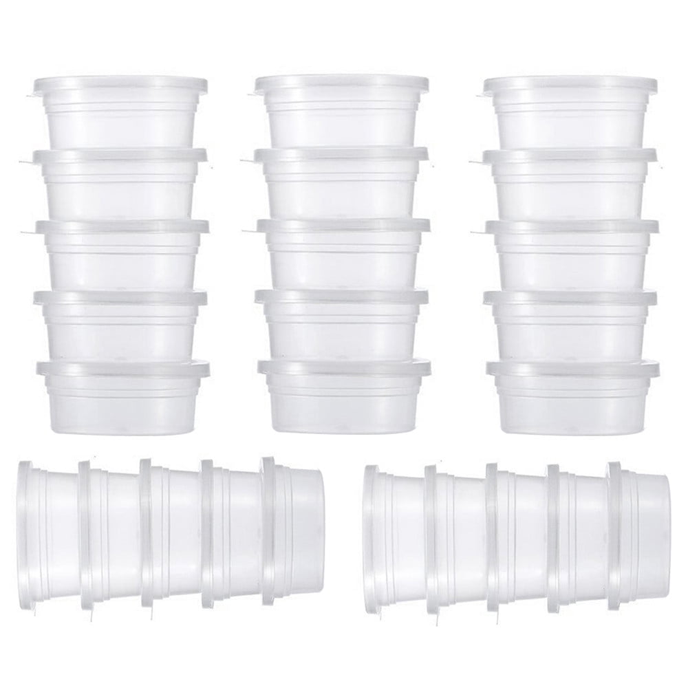 25 Pc Slime Storage Containers Foam Ball Storage Cups Containers With ...