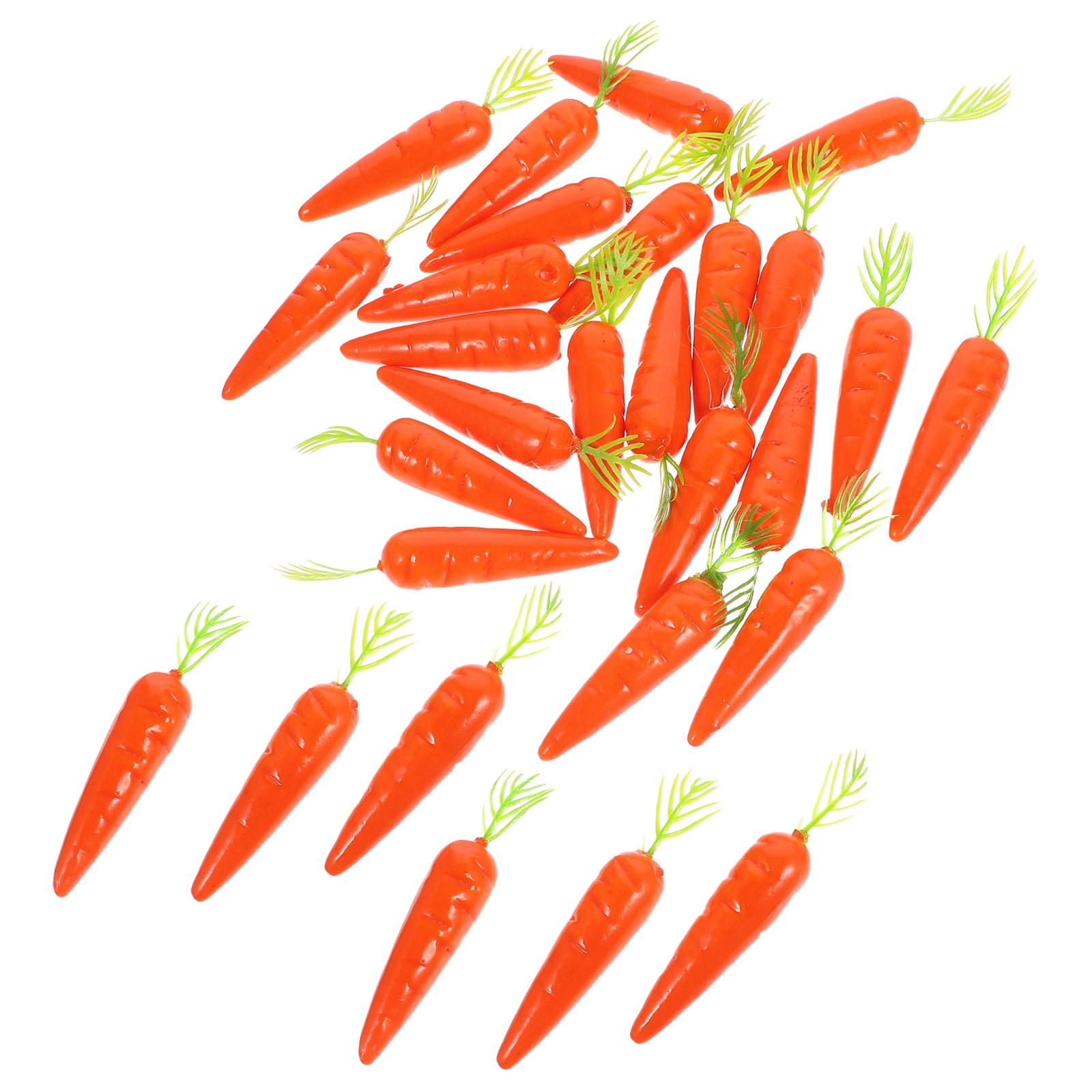 25 Pcs Artificial Carrots Simulation Vegetable Fake Vegetables Model ...