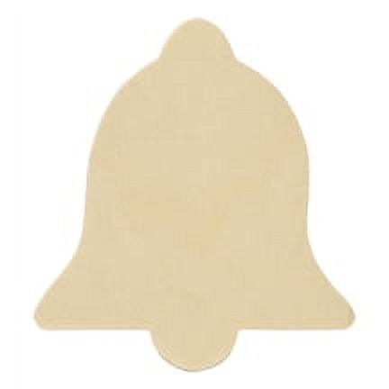 25 Pcs Bell Cut Outs 3-1/2" tall x 3-1/4" wide x approx 1/8" thick Made ...