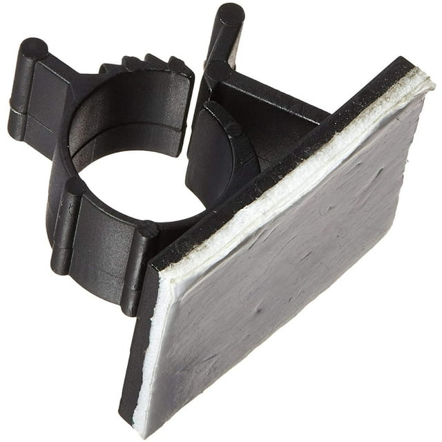 25 Pcs Black Adhesive Backed Nylon Wire Adjustable Cable Clips Clamps ...