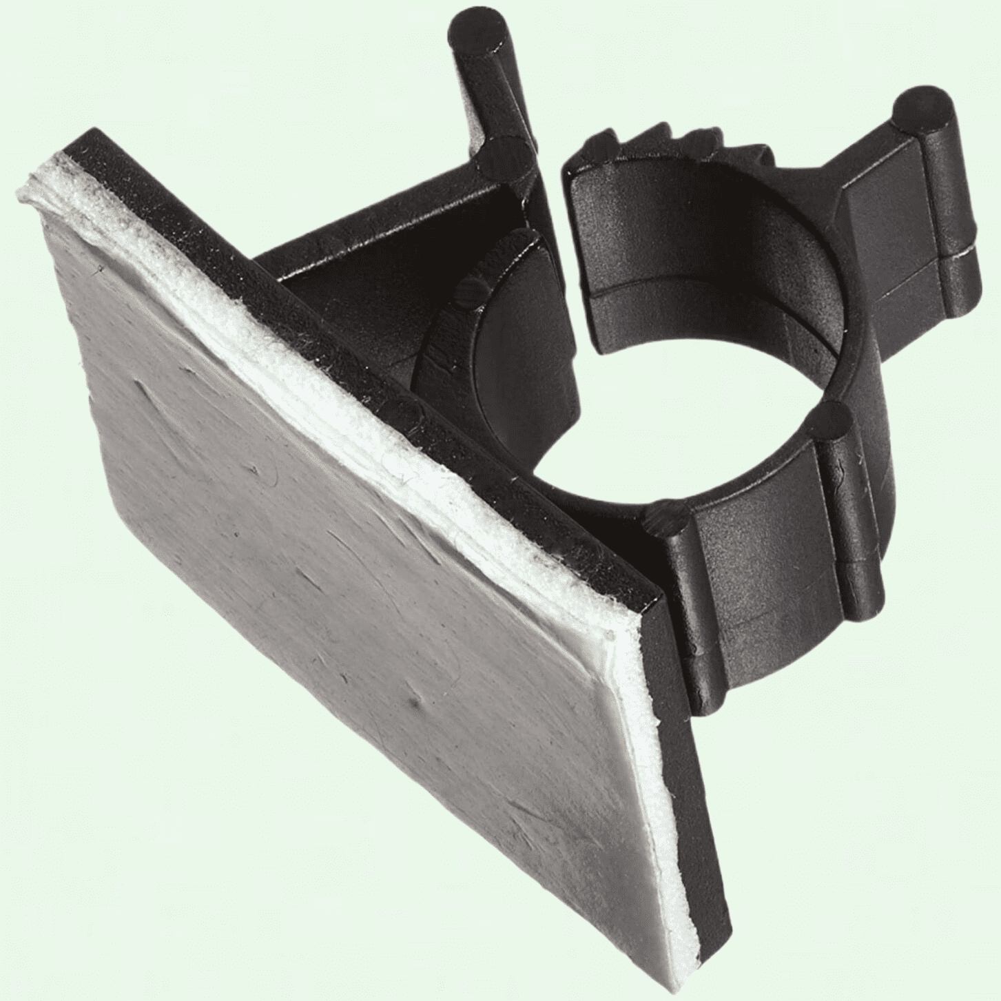 25 Pcs Black Adhesive Backed Nylon Wire Adjustable Cable Clips Clamps ...