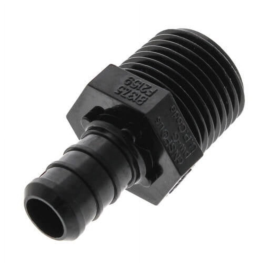 25 Pcs, Bluefin 1/2" Poly PEX Crimp x 1/2" NPT Male Adapter - Walmart.com