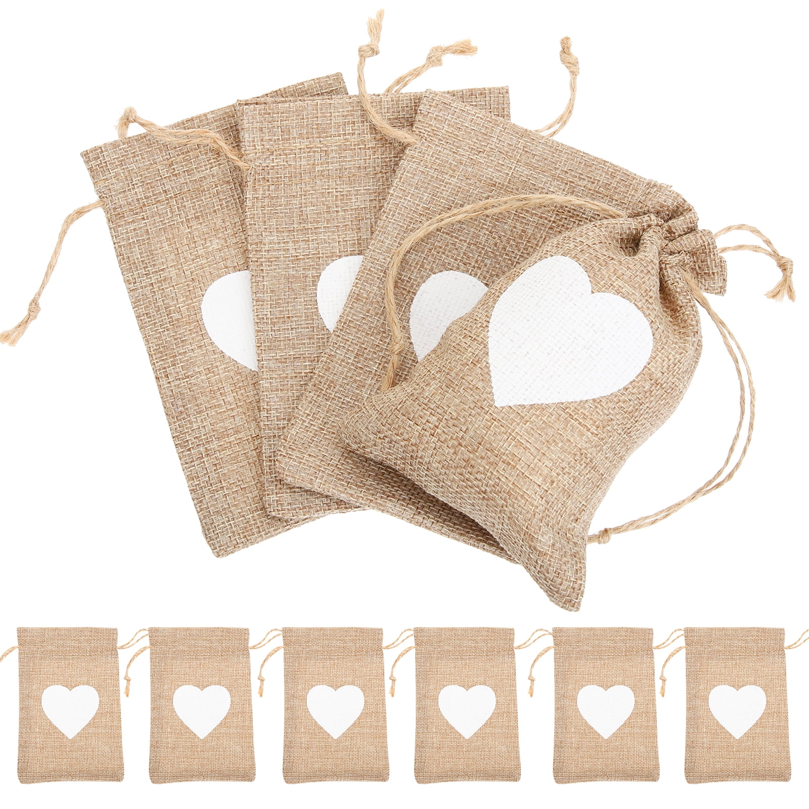 25 Pcs Burlap Gift Bag Coin Pouches Gift Bags Mini Gift Bag Drawstring ...
