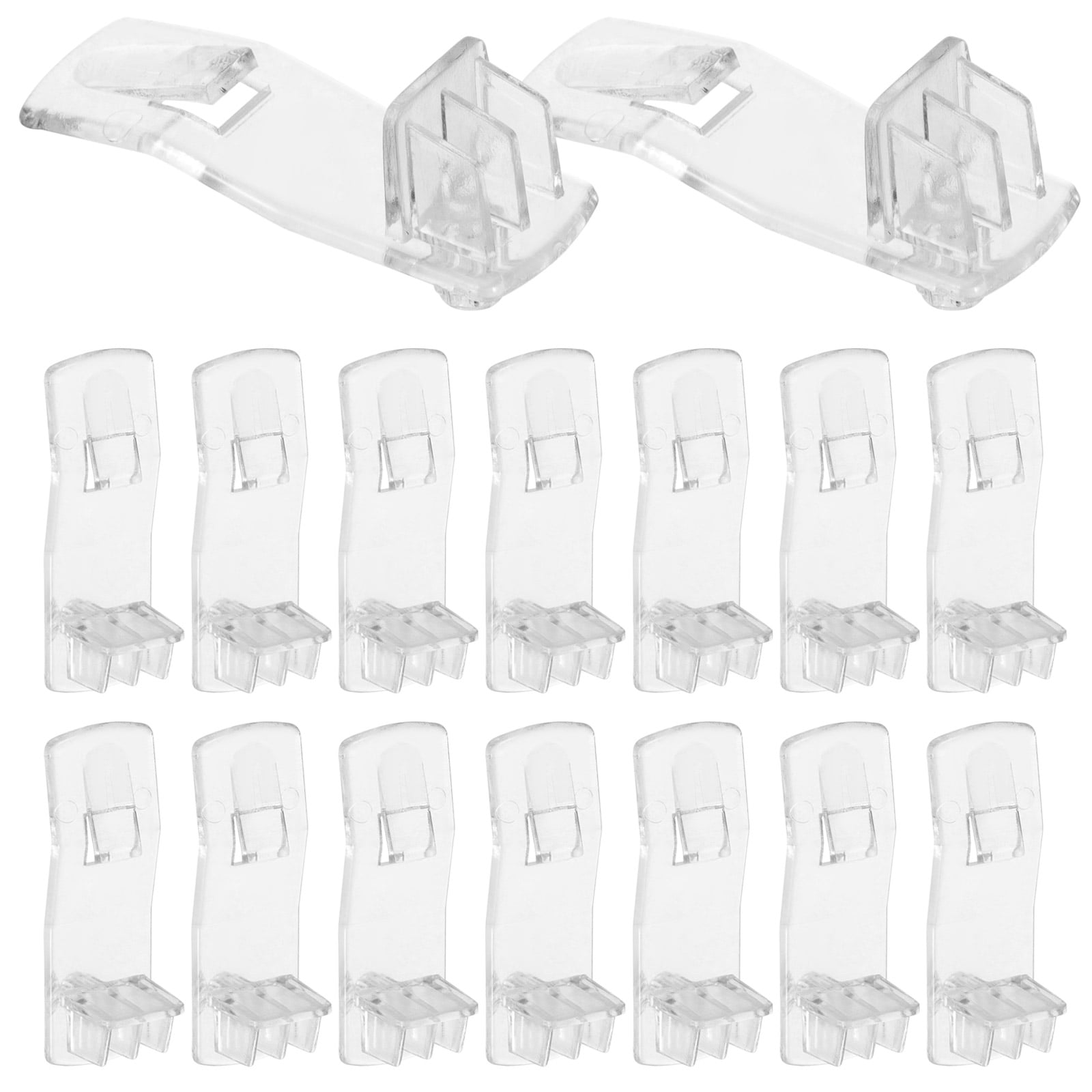 25 Pcs Cabinet Shelf Pins Plastic Clips Tabs Door Bumper Pegs ...