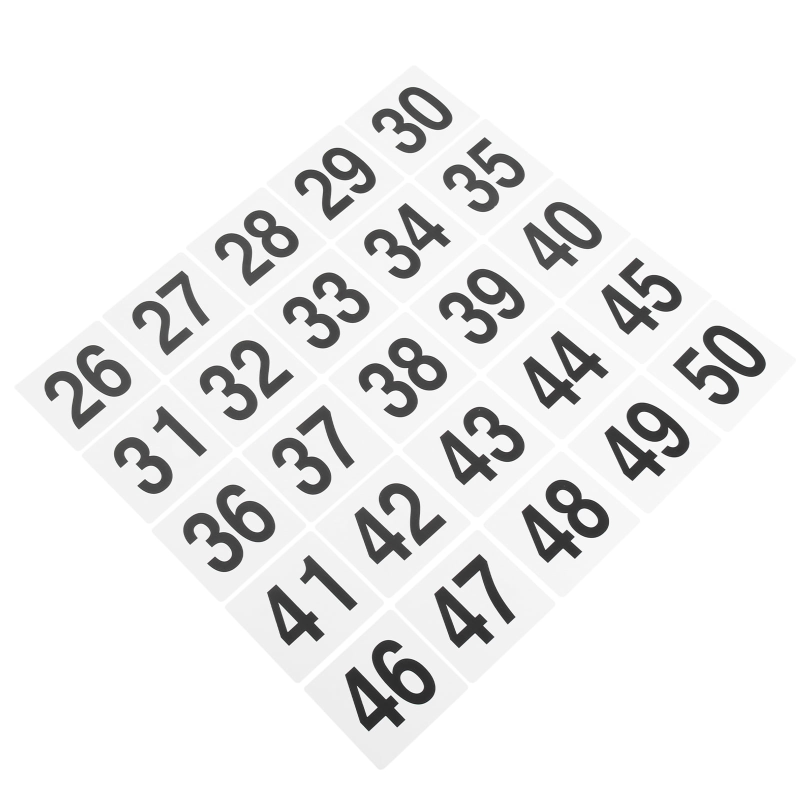 25 Pcs Chairs Table Numbers for Wedding Reception Side Table Chair ...