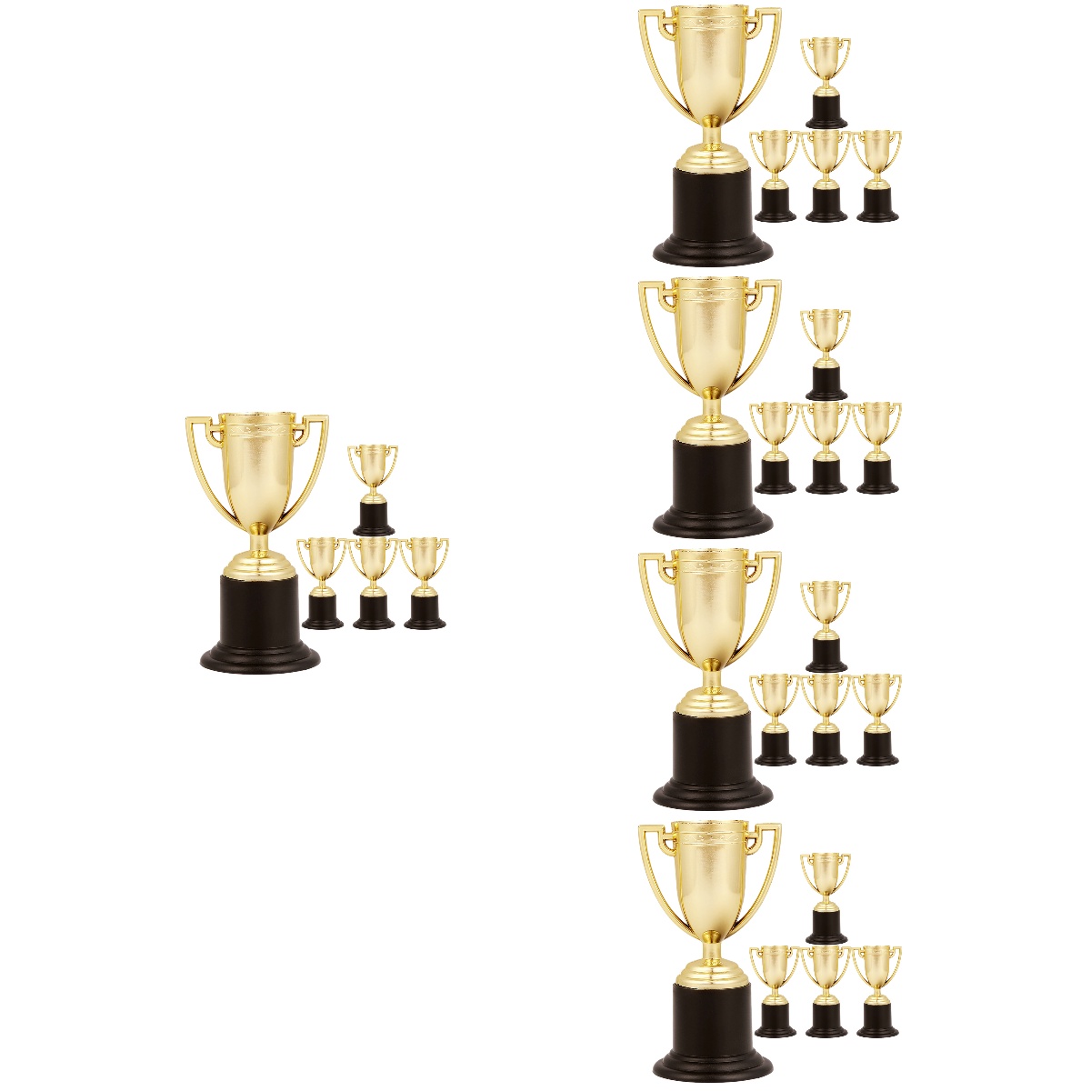 25 Pcs Children Prize Trophy Models Small Decorative Trophy Models ...
