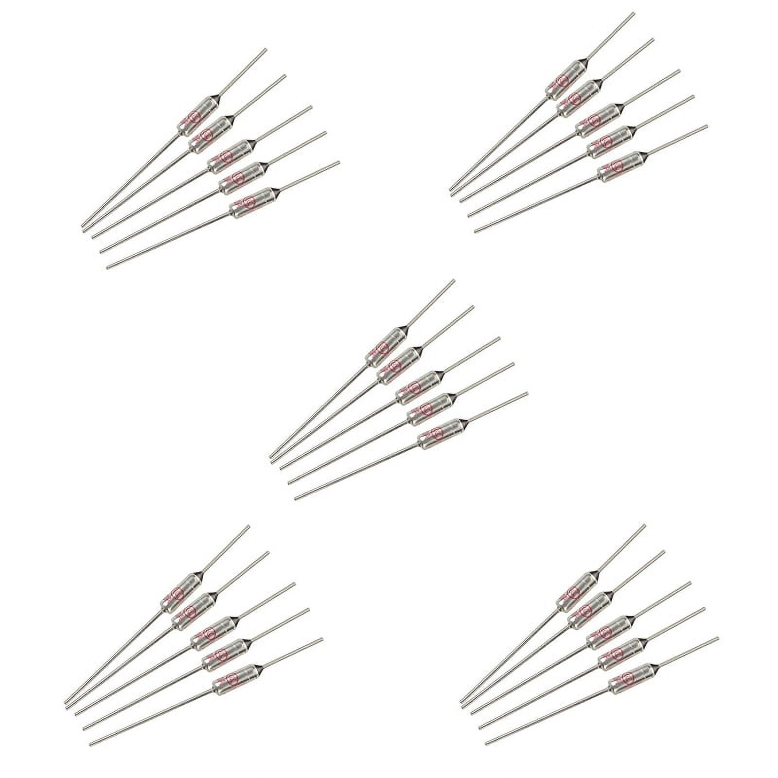 25 Pcs Circuit Cut Off TF 185 Celsius 250V 10A Temperature Thermal ...