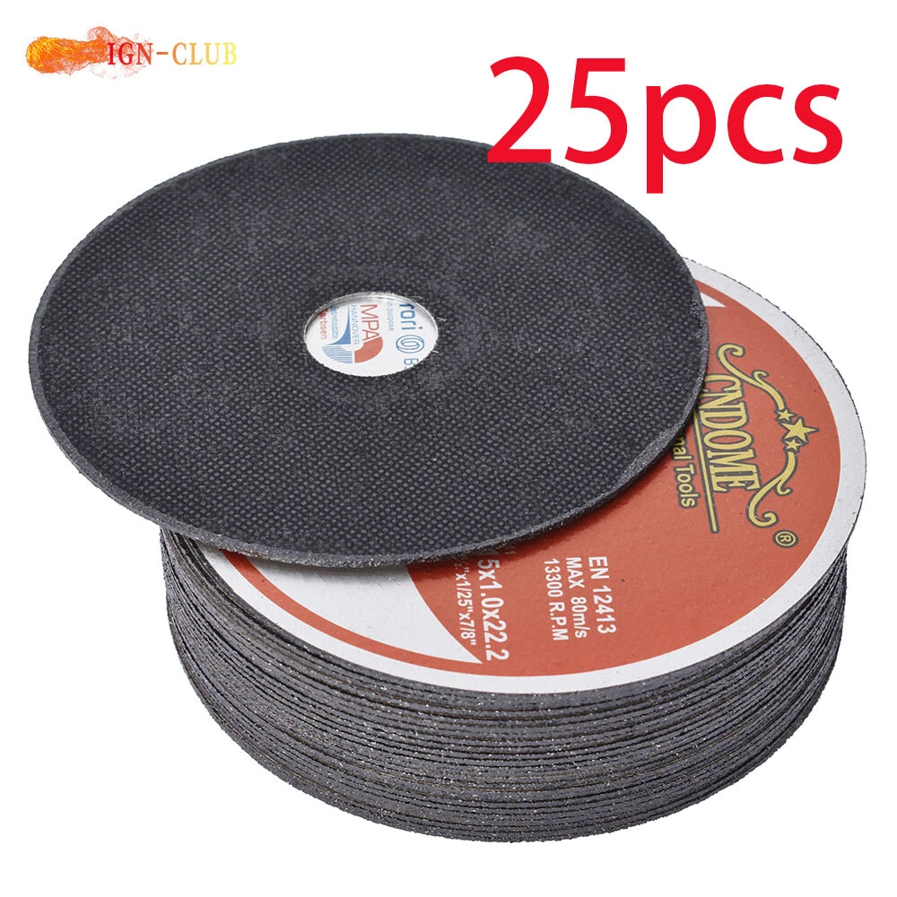 25 Pcs Cutting Discs 4-1/2" × .040" × 7/8" Cut-Off Wheel Metal ...