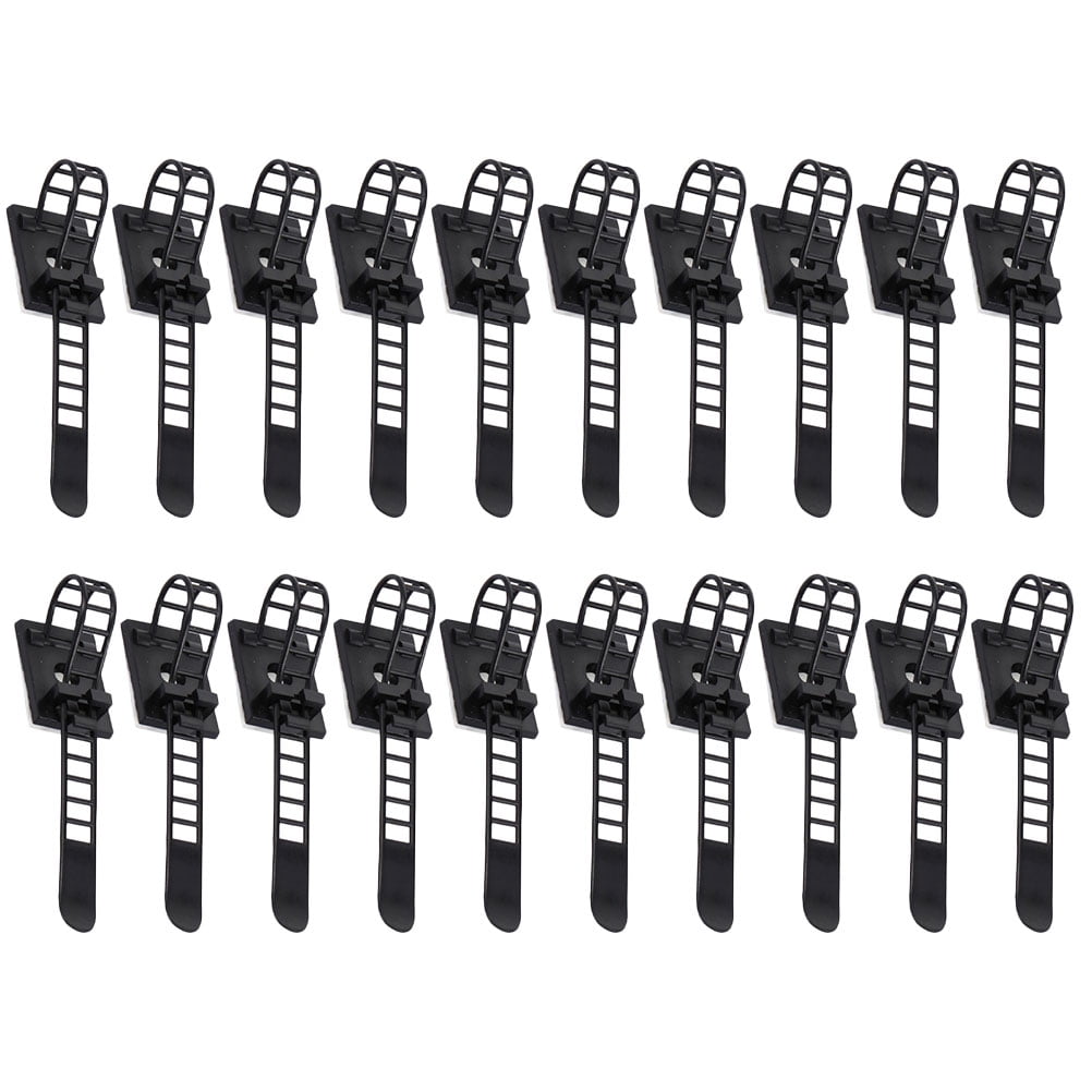 25 Pcs Desk Wire Management Organizer Cable Clips for Cord Adhesive ...