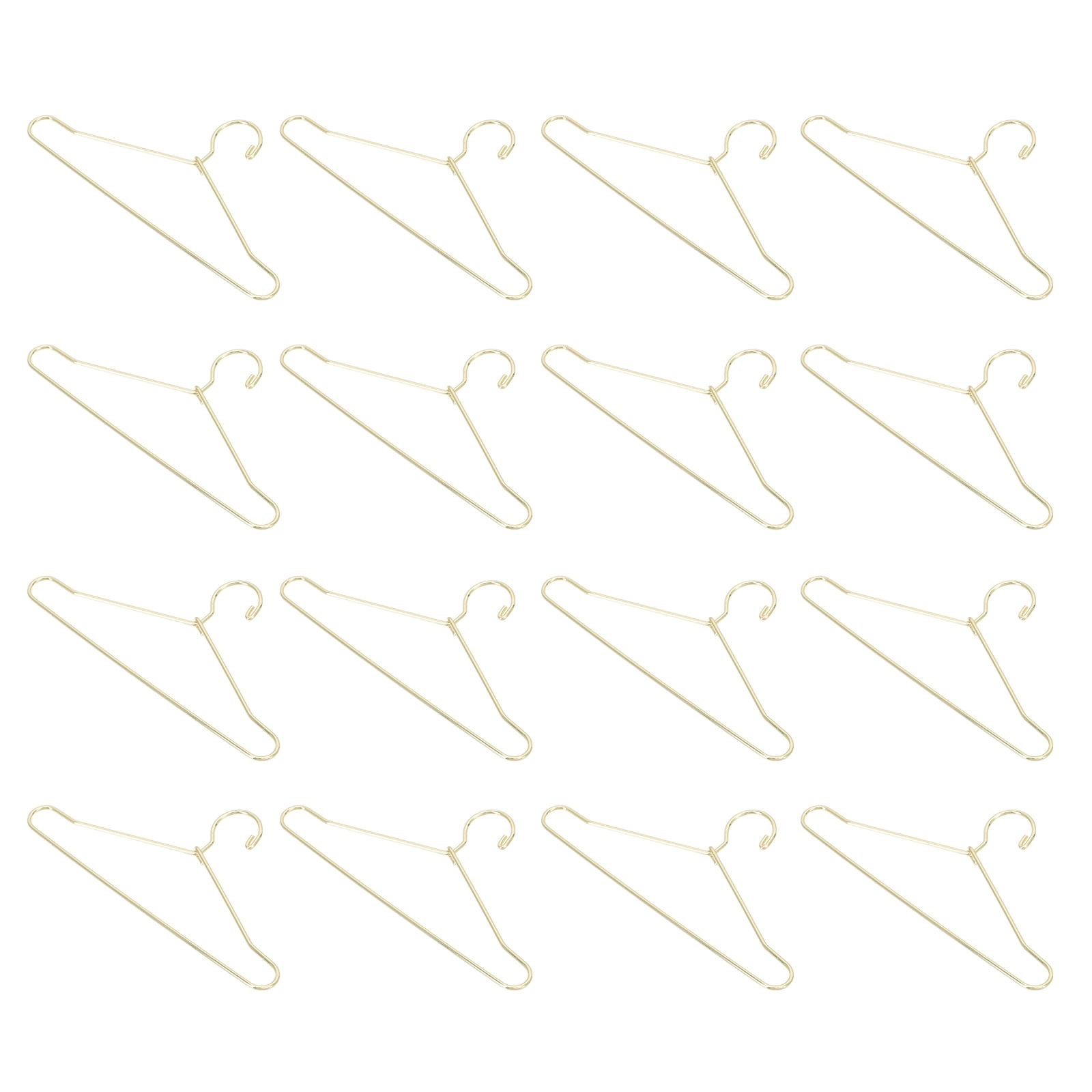 25 Pcs Dollhouse Miniature Clothes Hangers and Accessories Rack ...