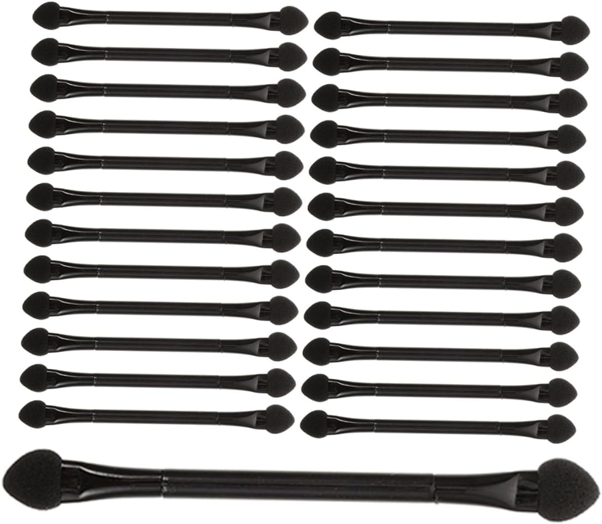 25 Pcs Double Ended Eye Shadow Stick Makeup Applicator Disposable ...
