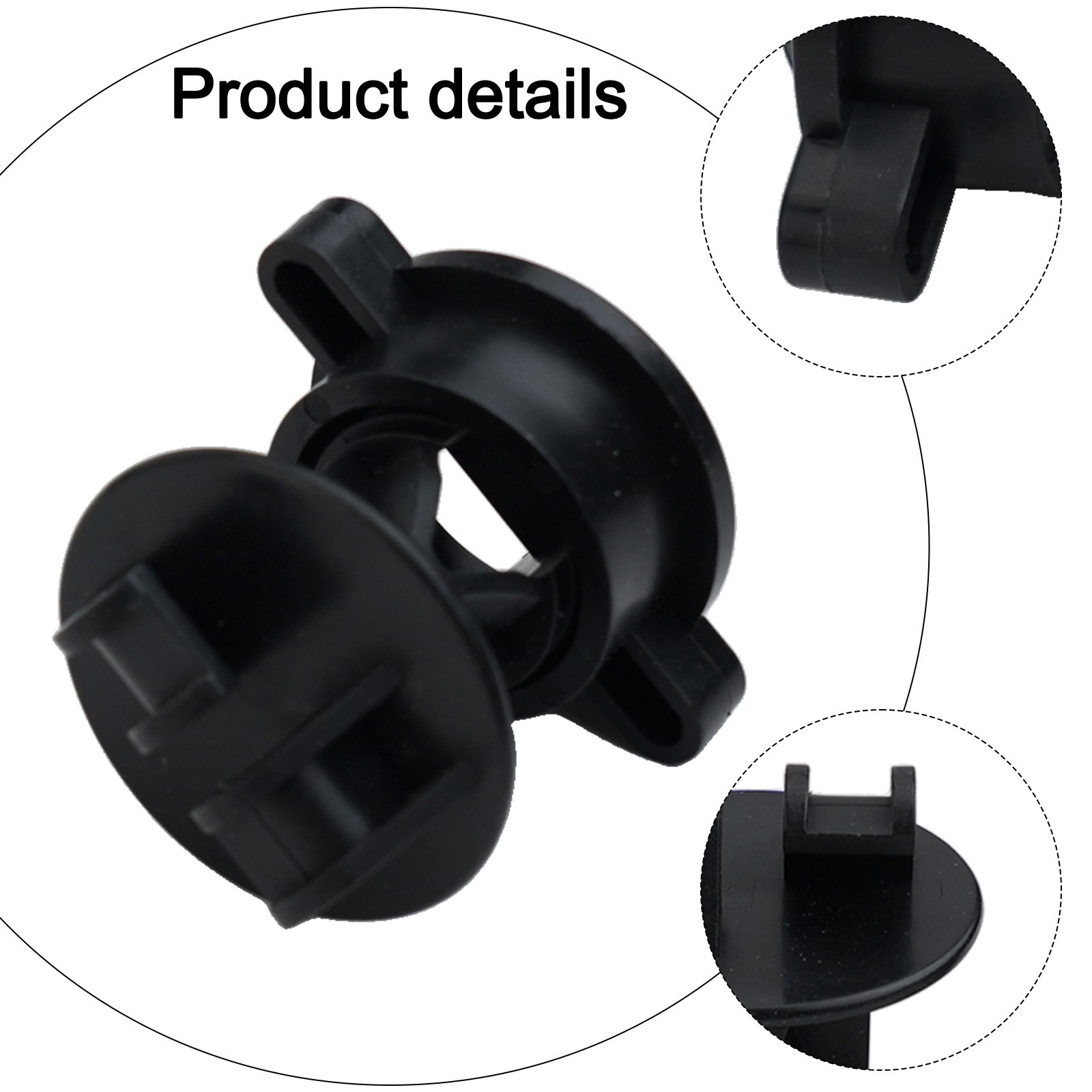 25 Pcs Durable Plastic Screw Tight Round Post Insulators Garden 9.5mm ...