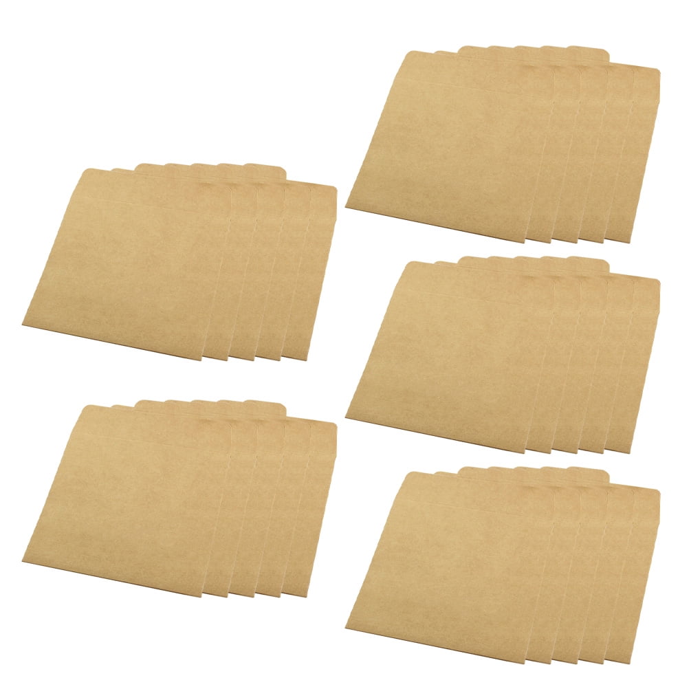 TABLZONE CD Protection Kraft Envelopes 25Set Light Brown Storage ...